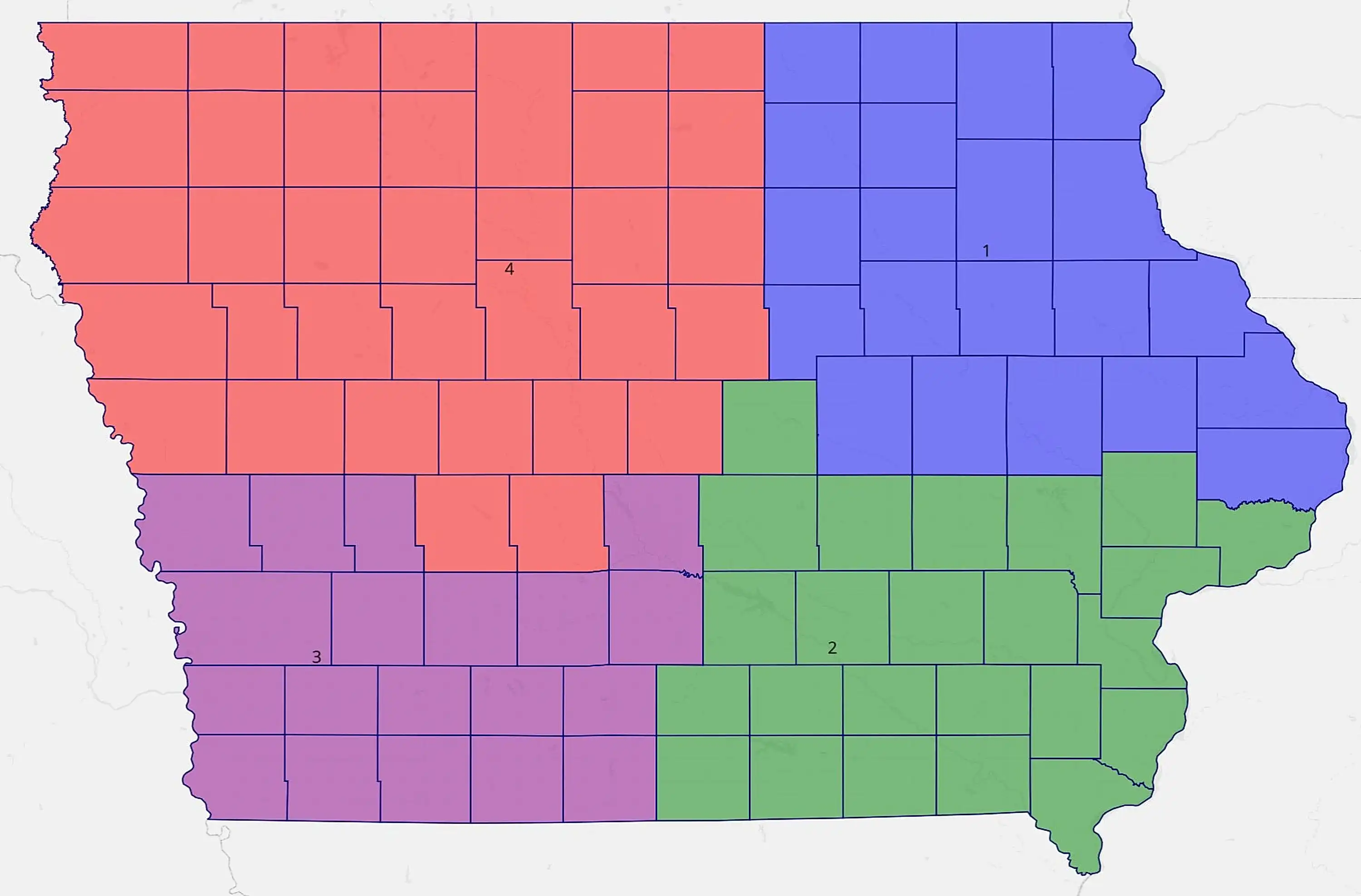 Redistricting part 7: LSA produces a very fair map - Bleeding Heartland