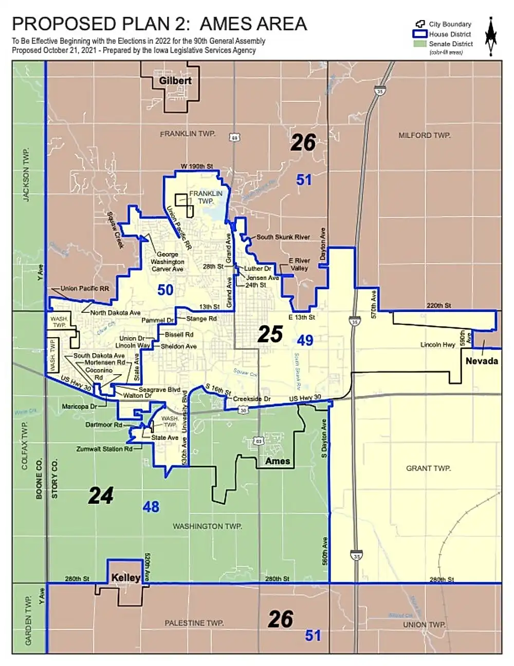 First look at Iowa's new House, Senate maps in cities, suburbs ...