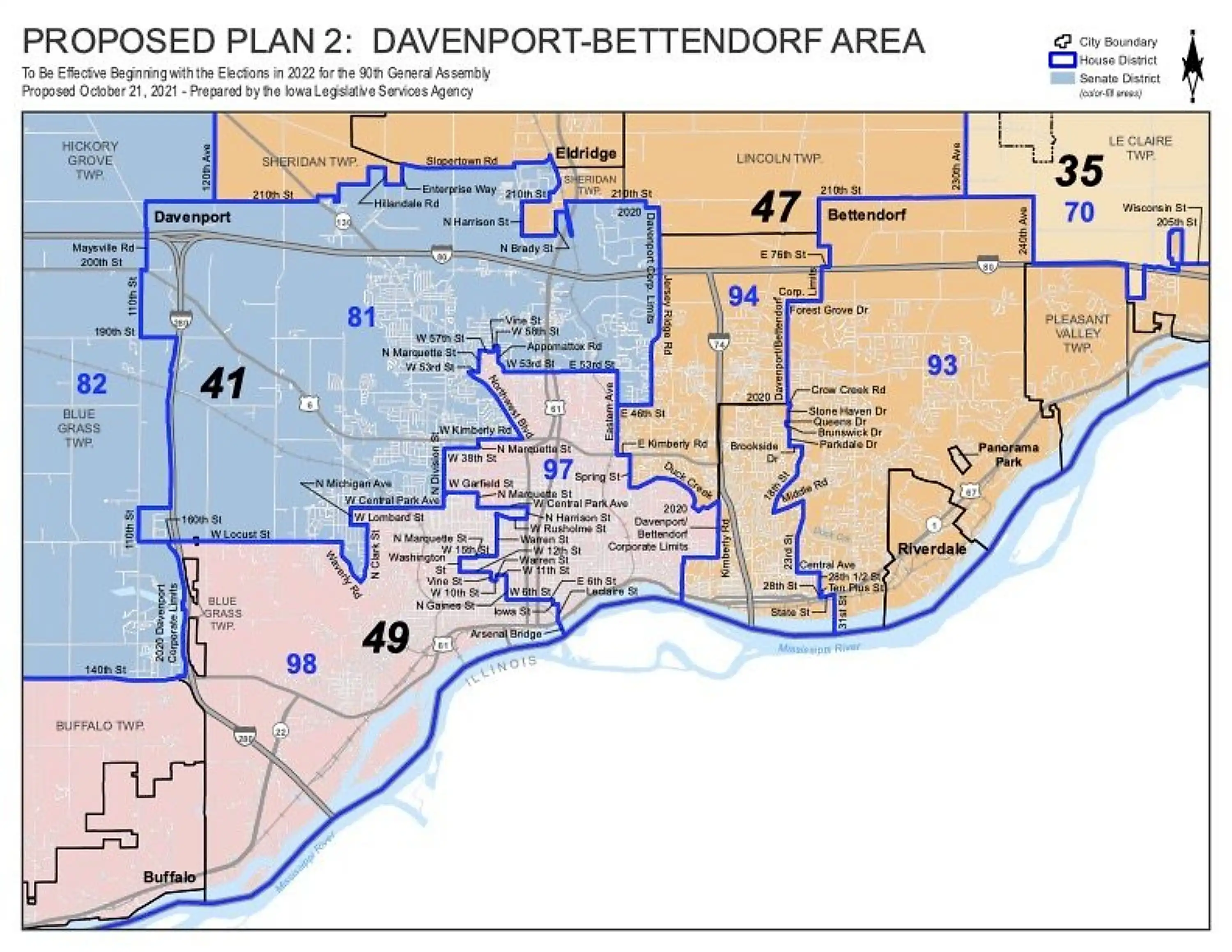 First look at Iowa's new House, Senate maps in cities, suburbs ...